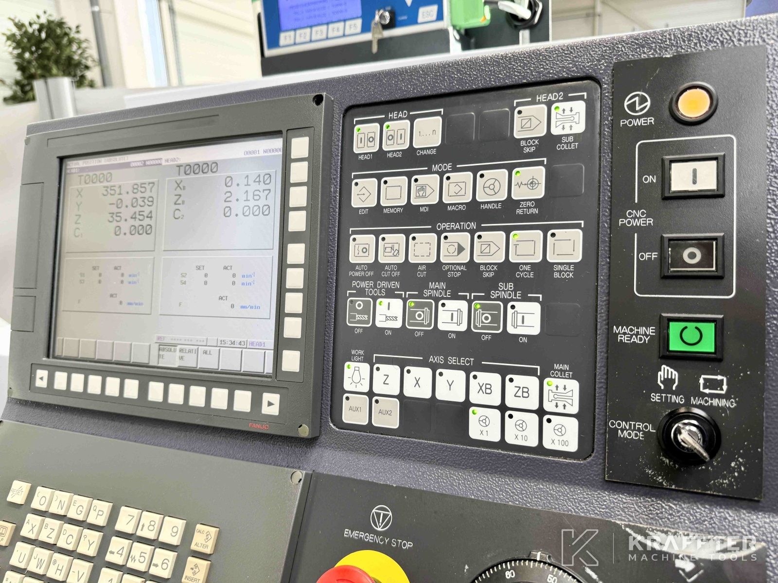 Swiss-type Cnc Lathe Star Sr32 J Type N 90077