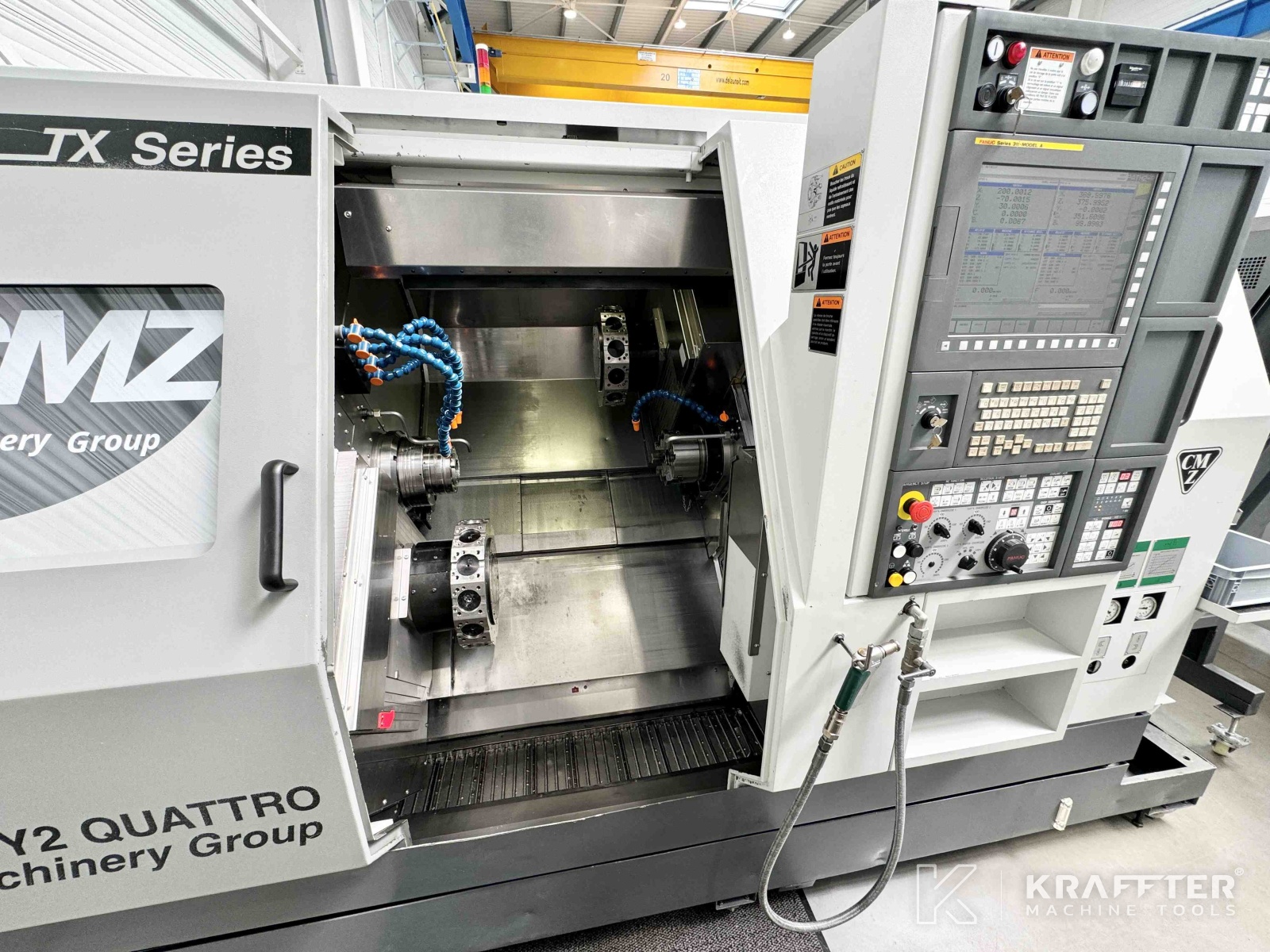 Used Cmz Tx66 Y2 Quattro Cnc Lathe for sale 90113