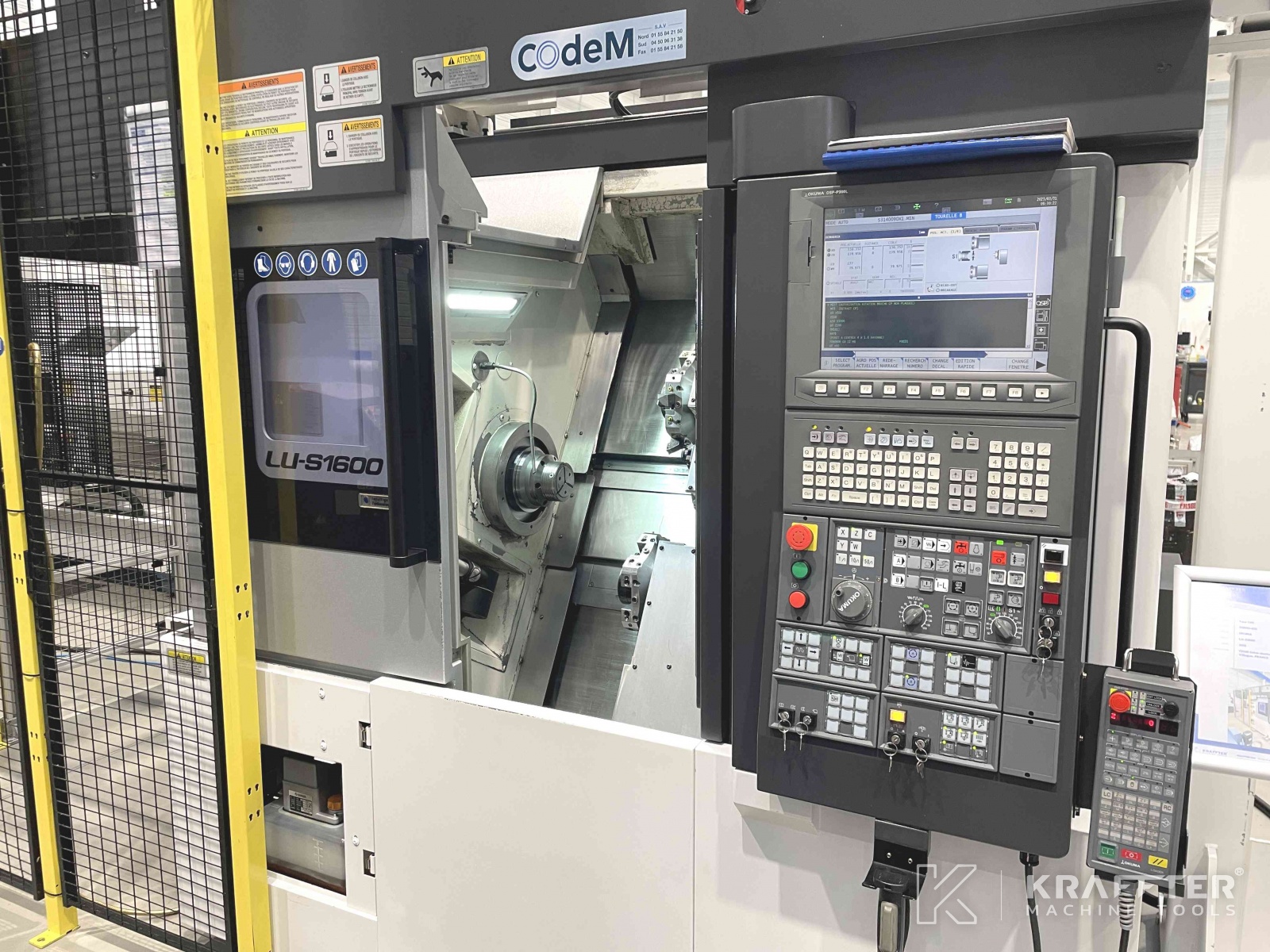 Used Okuma Lu-s1600 Cnc Lathe for sale 20690-021
