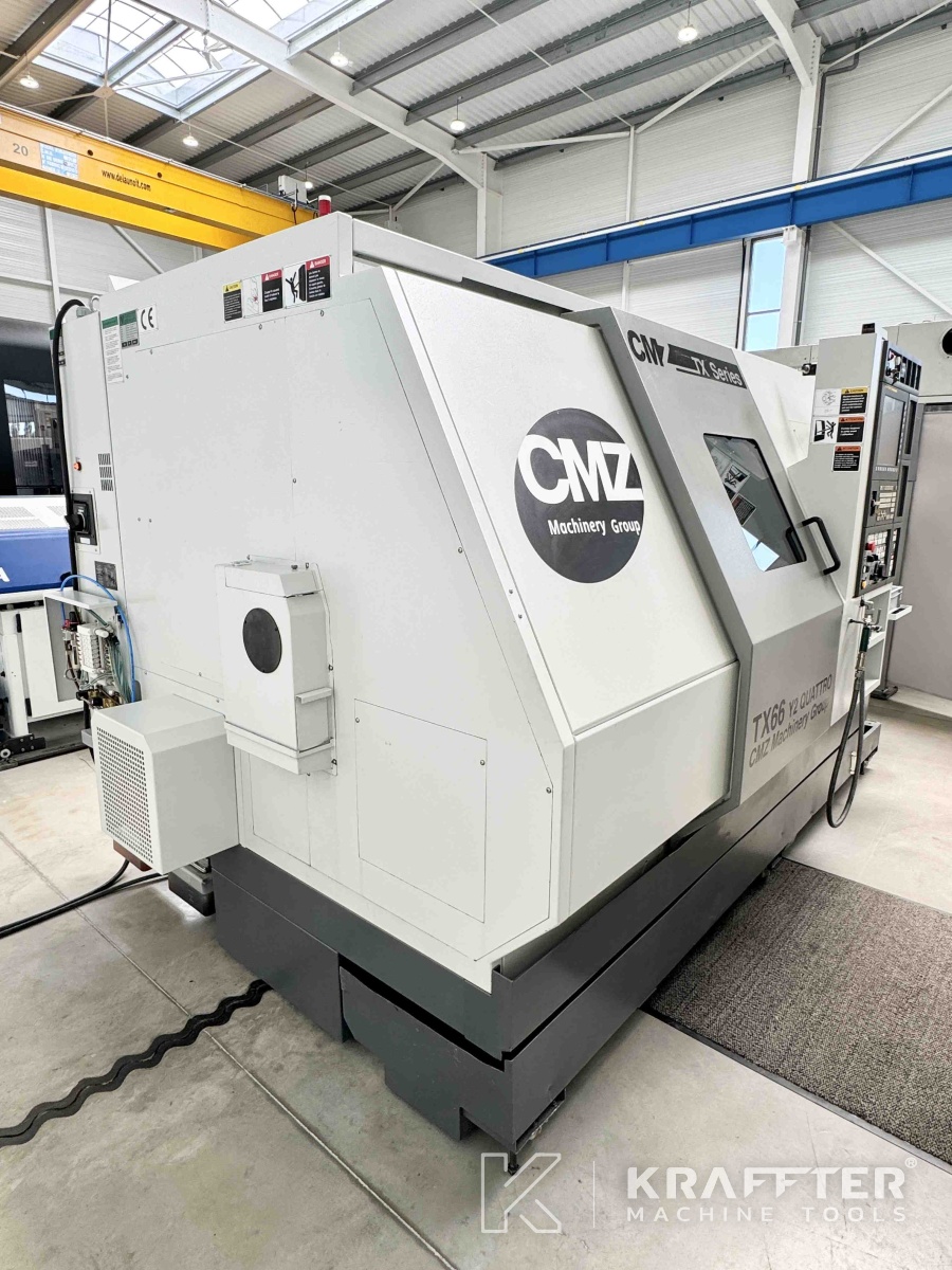 Used Cmz Tx66 Y2 Quattro Cnc Lathe for sale 90113