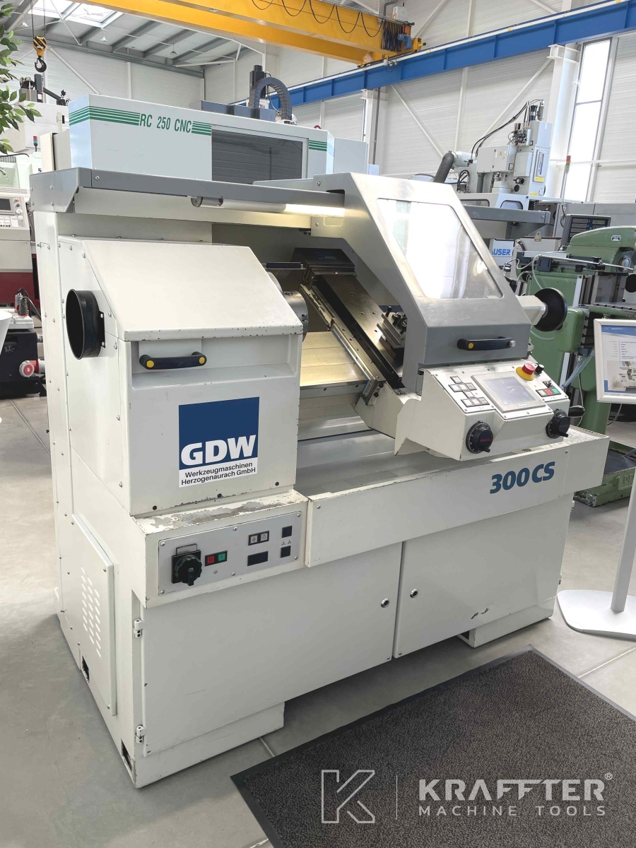 Gdw 300 cs Used second hand cnc teach in lathe for sale (69)
