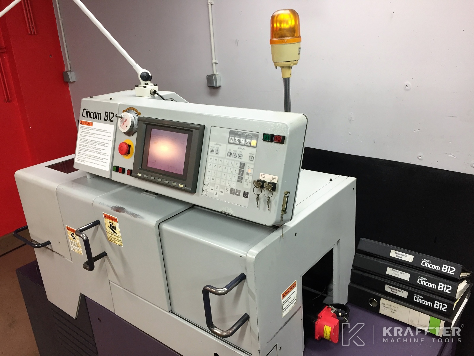 Citizen Cincom B12 I - Used Swiss-type CNC lathe for sale (912)