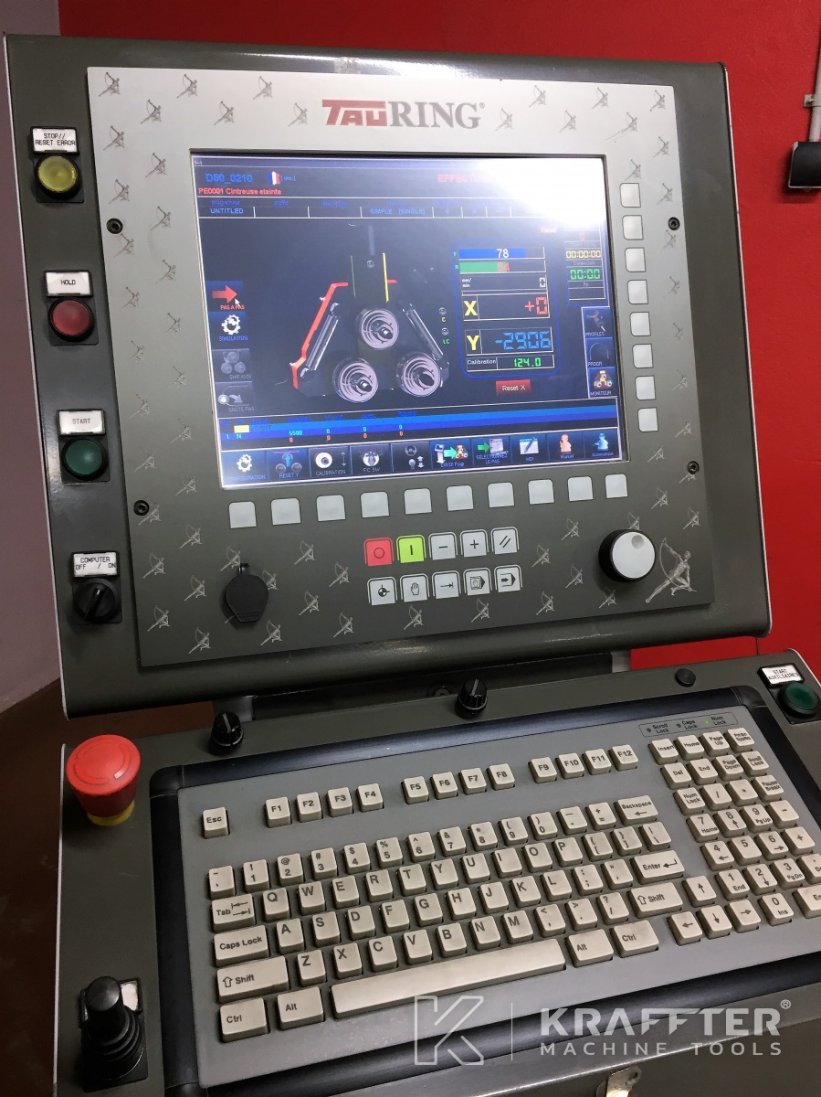 Tauring Delta 50 CNC-I Plus - Used 3 roll pipe bender for sale (888)