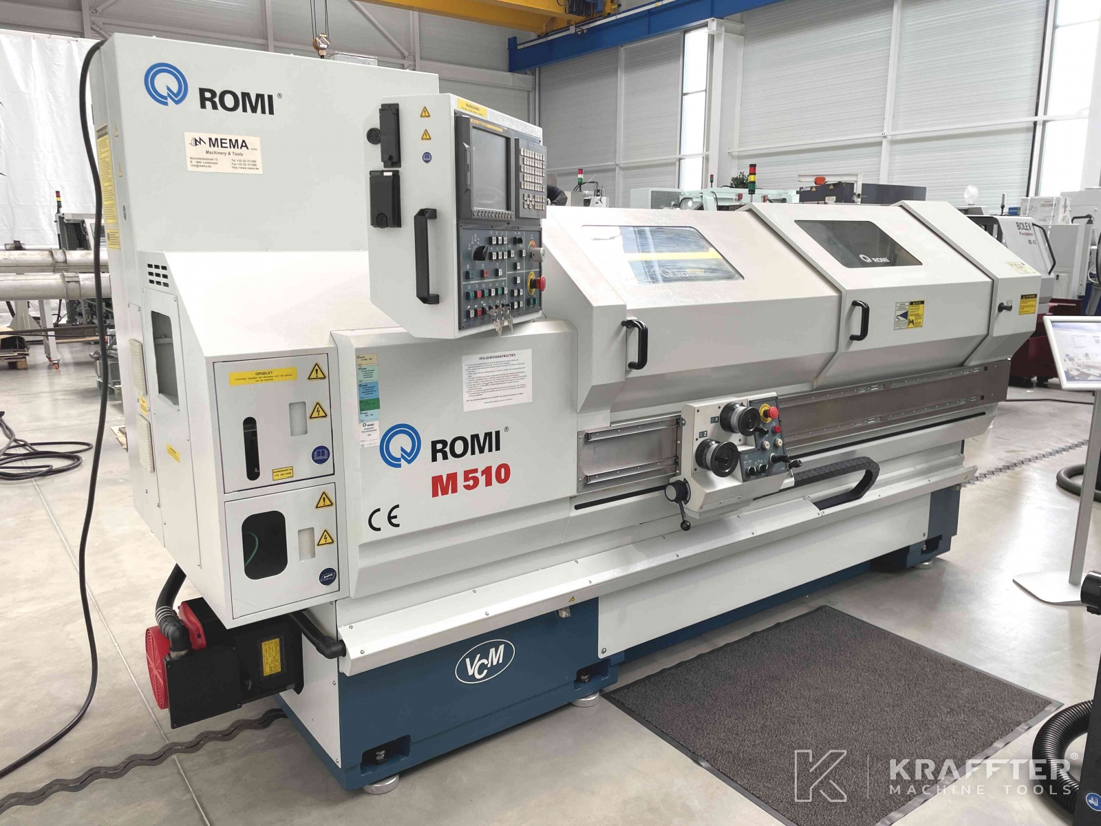 Used Romi M 510 Cnc Teach-in Lathe for sale 90065