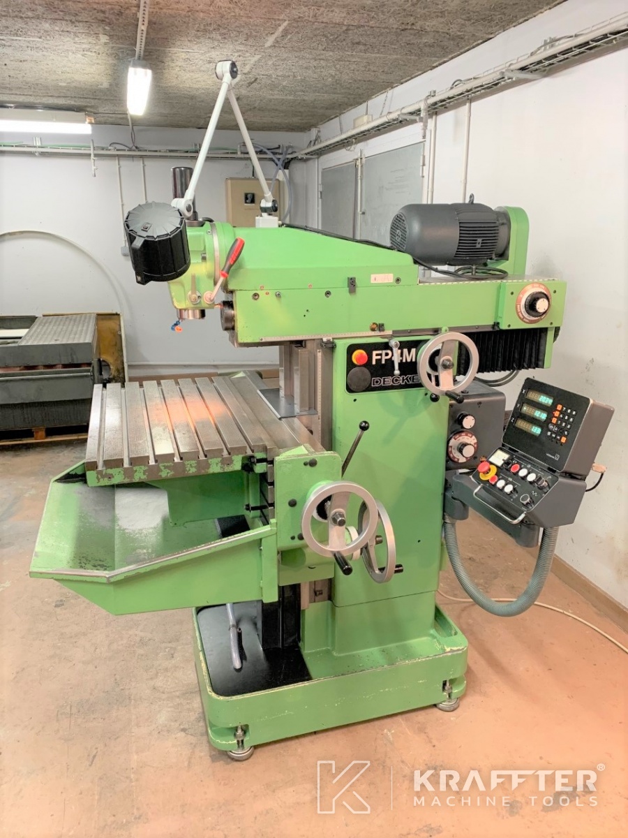 Deckel FP4M Used Manual milling machine for sale (963)
