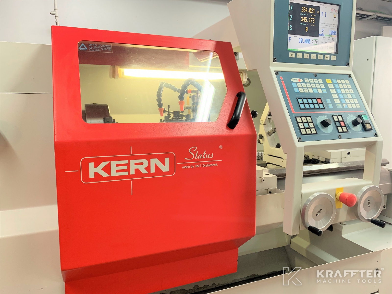 Dmt - Kern Status - Used CNC teach-in lathe for sale (933)