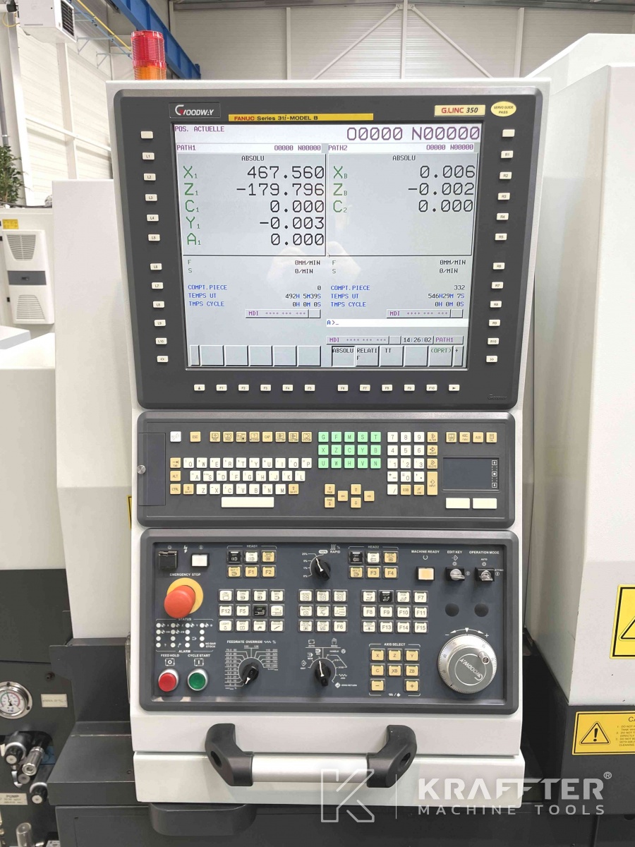 Goodway SW 32 - Used Swiss type CNC lathe for sale (59)