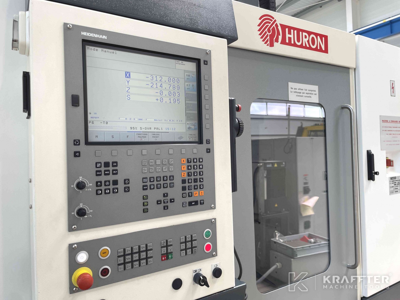 Huron VX6 apc Used vertical machining center - Pallet changer (72)