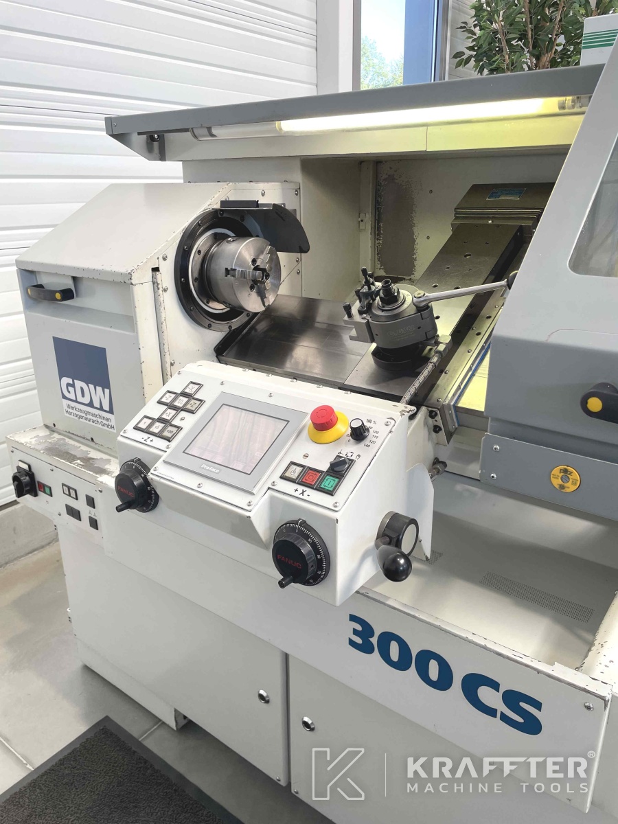 Gdw 300 cs Used second hand cnc teach in lathe for sale (69)