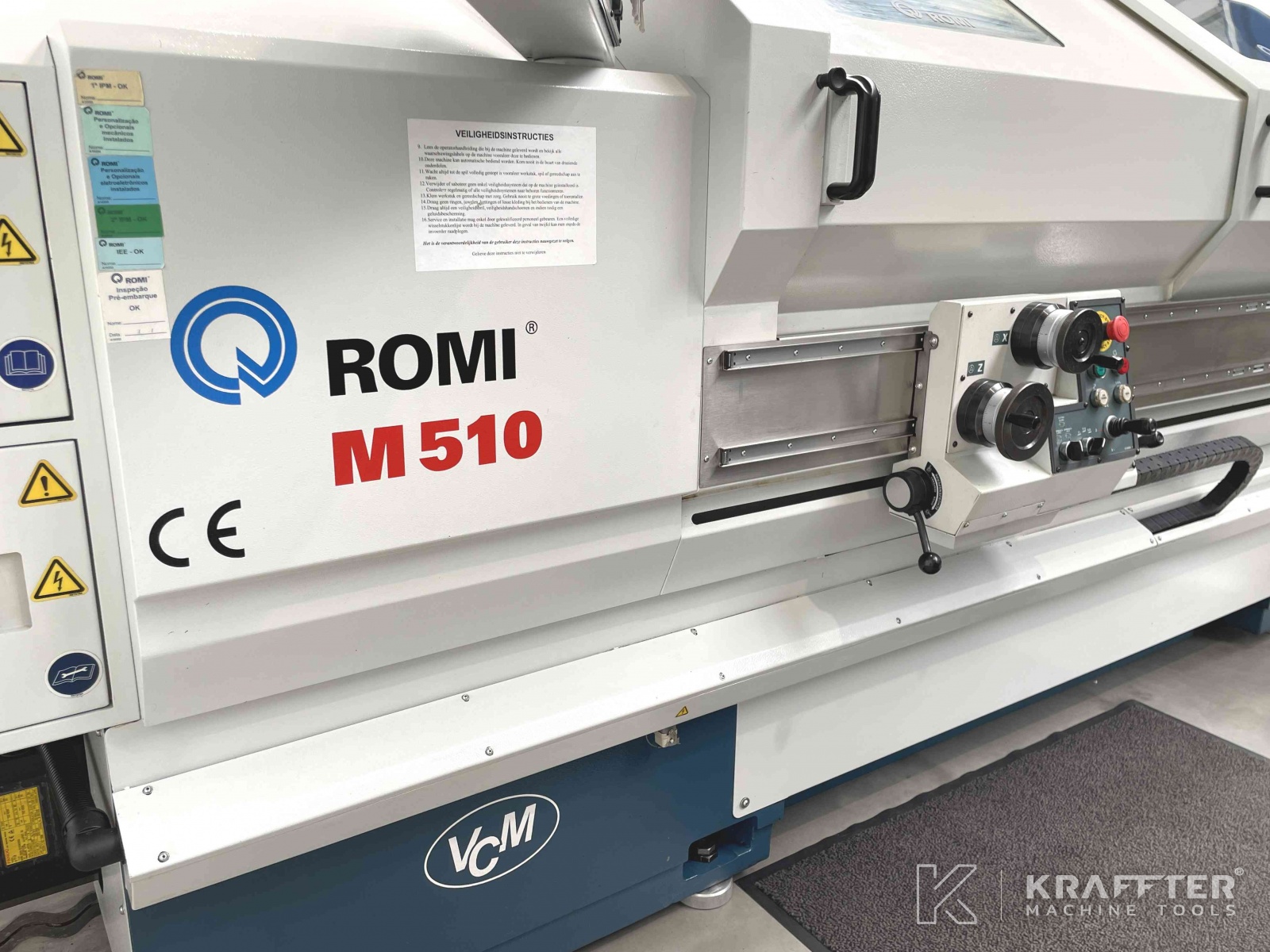 Romi M510 Used metal CNC teach-in lathe for sale (65)