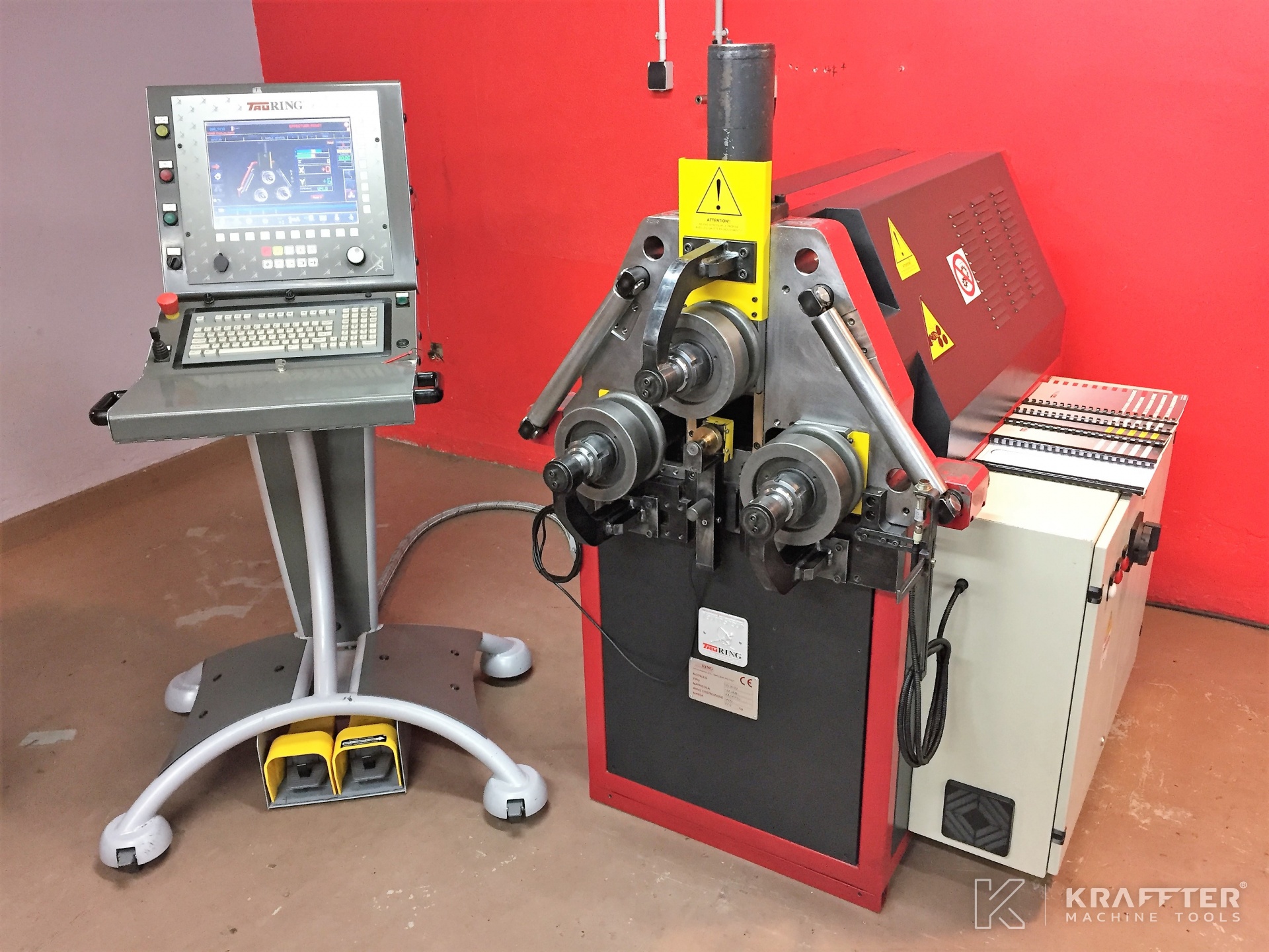 Tauring Delta 50 CNC-I Plus - Used 3 roll pipe bender for sale (888)