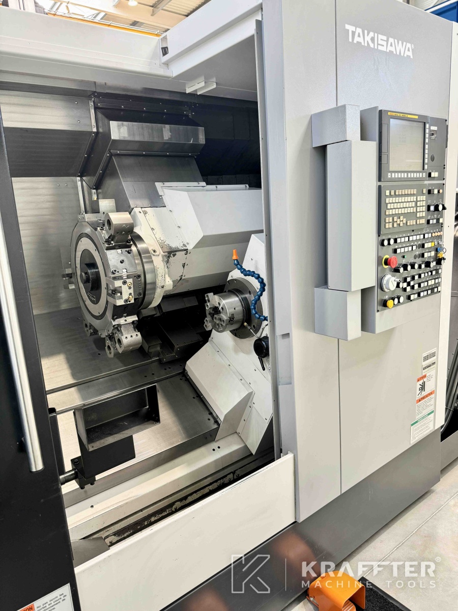 Used Takisawa Ts-4000 Ys Cnc Lathe for sale 90081