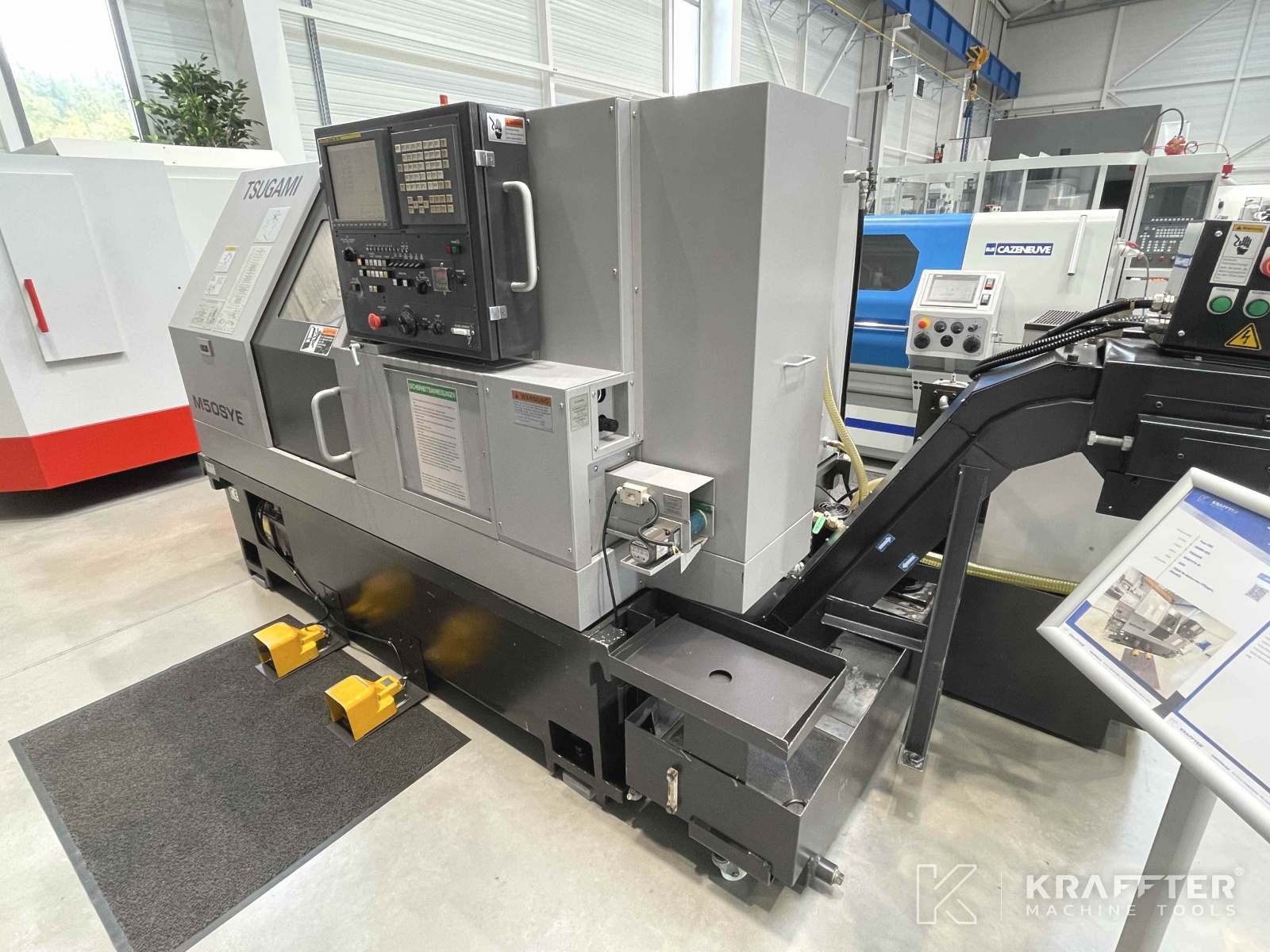 Tsugami M50 SYE III Used cnc lathe twin spindle Y axis (31)