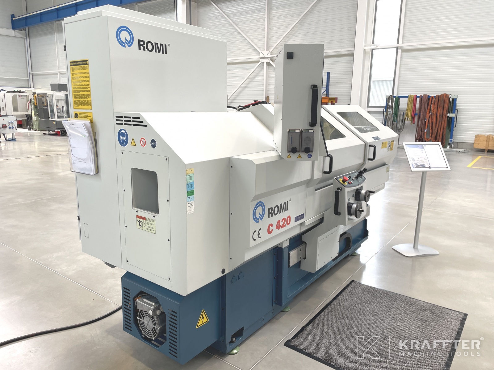Romi C420 Used CNC teach-in lathe for sale (995) | Kraffter