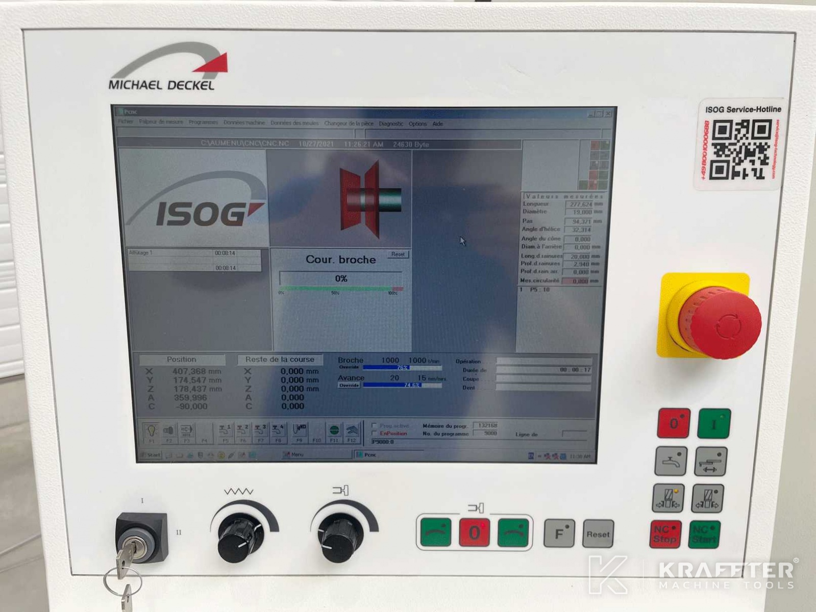 5 axis CNC Sharpening machine Isog Fortis (989) | Kraffter