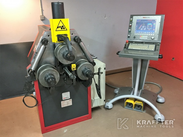 Used 3 roll pipe bender for sale | Kraffter Machine Tools